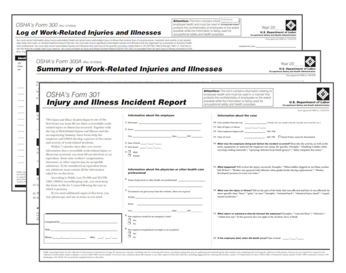U.S. Compliance | Preparing Your OSHA Logs – An Overview