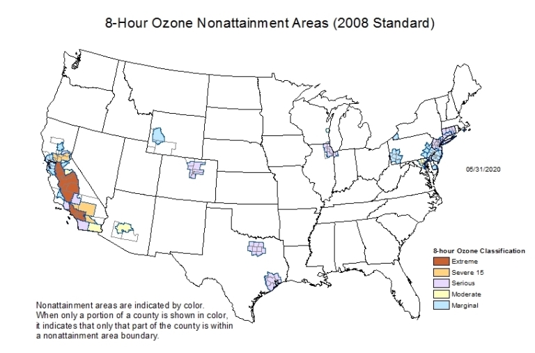 U.S. Compliance | Ozone Nonattainment: Impact to Air Permitting